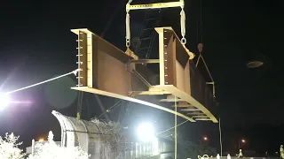 I-66 Outside the Beltway - Gallows Road Bridge Beam Installation - 66 ...